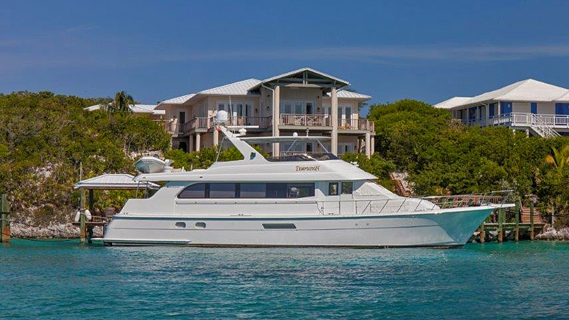75' Hatteras Sport Deck for Sale | Motor Yachts | Temptation | Curtis ...