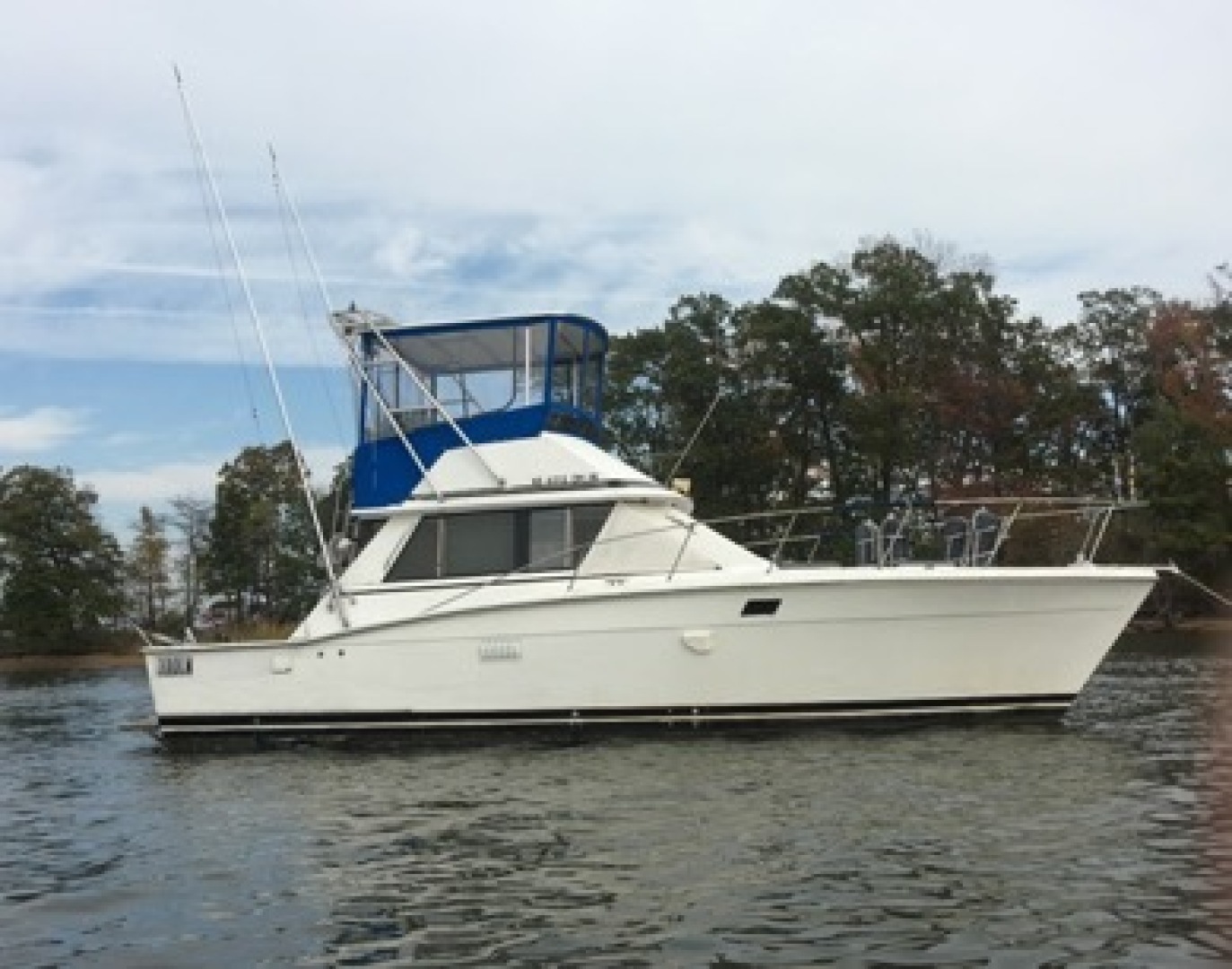 36' Trojan F-36 Sportfisherman for Sale | Sport Fishing | Duck Blind ...