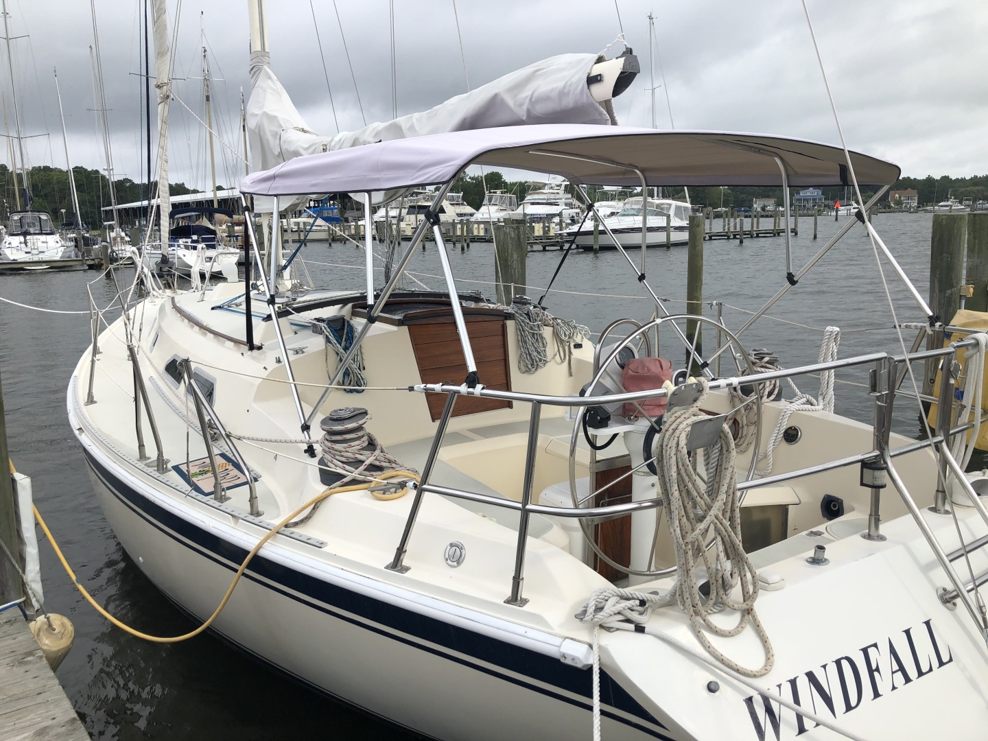 38' Ericson 38 for Sale | Sloop | Windfall | Curtis Stokes Yacht Brokerage